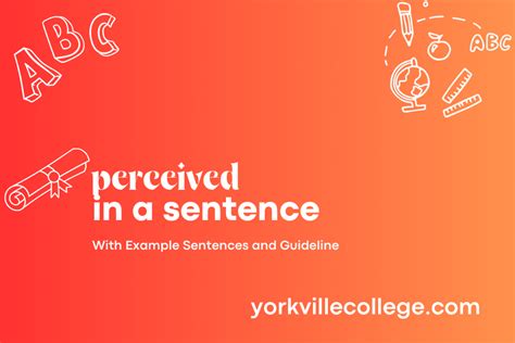 How To Use Perceived In A Sentence Easy Examples