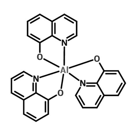 Alq3 Tris8 Hydroxyquinolinatoaluminum Oleds 2085 33 8 Ossila