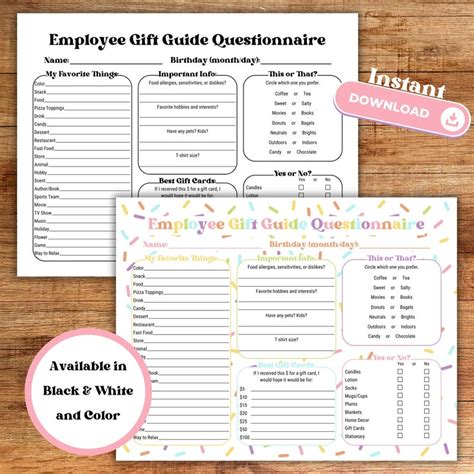 Employee Birthday List Template Etsy