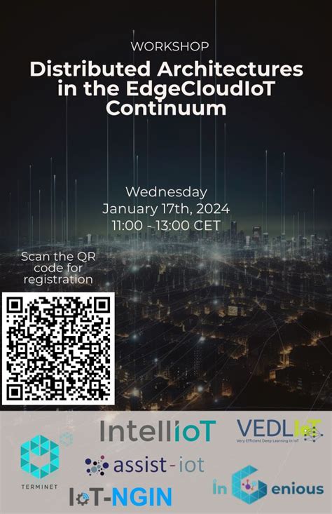 Workshop Distributed Architectures In The Edgecloudiot Continuum
