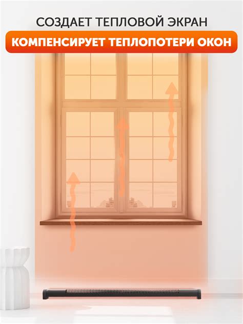 Плинтусный обогреватель МЕГАДОР MF 150 N чёрный универсальный купить в СПб