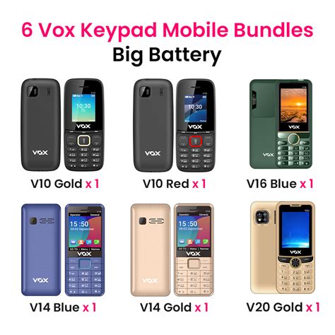 Buy Vox Keypad Mobile Combo V10 V14 V16 And Best Price