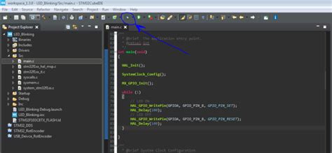 STM HAL GPIO Read Pin GPIO Input Example Push Button
