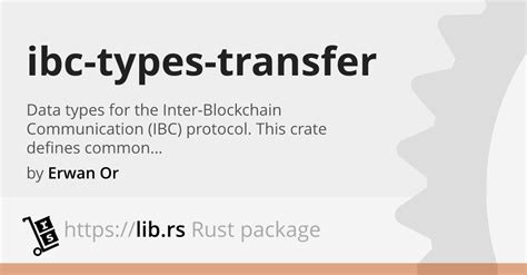 ibc types transfer 未受监管的金融Rust Lib rs