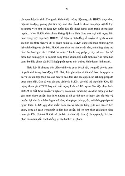 LUẬN VĂN Thực trạng áp dụng Pháp luật Việt Nam về Khuyến Mại - sdt/ ZALO 093 189 2701 | PDF