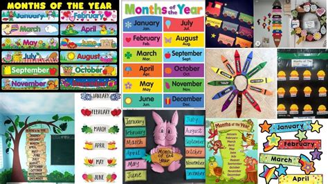 Preschool Decoration Ideas Months Of The Year Chart Classroom Decorations Youtube