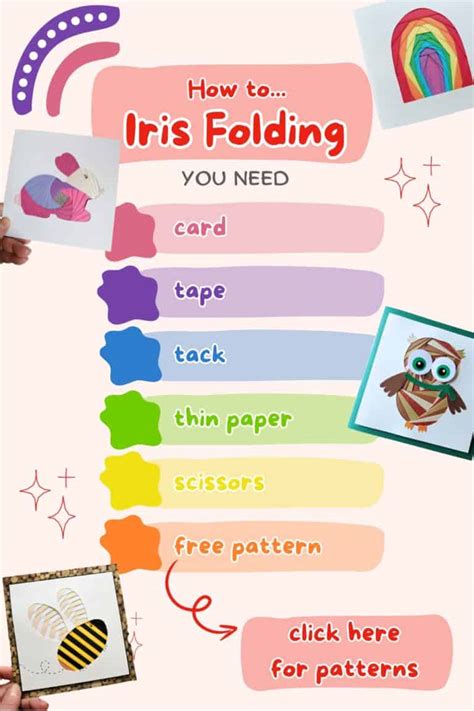 Iris Folding Papercraft Pattern Download Freebies Busy Busy Learning
