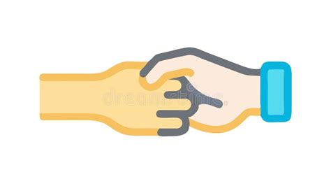 Handshake Icon Symbolizing Agreement Partnership Or Connection Vector Design Generative Ai