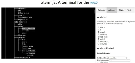 Search Changes The Active Result When Hitting Backspace Issue Xtermjs Xterm Js GitHub