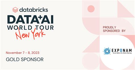 Exponamconnect Proud To Be A Databricks Gold Sponsor Exponam Share