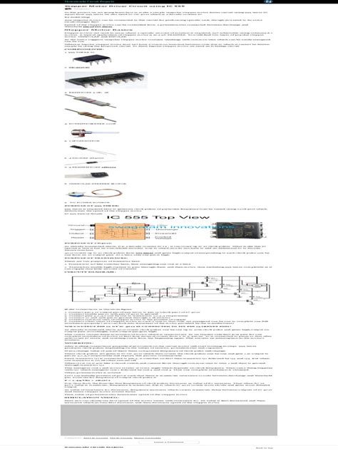 Stepper Motor Driver Circuit Using Ic 555 Homemade Circuit Projects Download Free Pdf