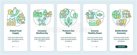 Regenerative Food Onboarding Mobile App Screen Stock Vector Illustration Of Welcome Line