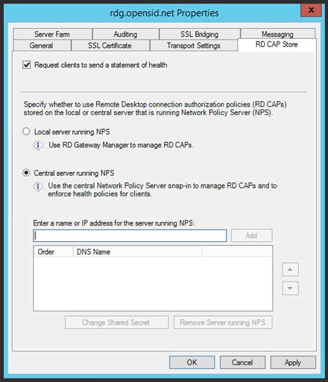 configure remote desktop gateway [rdg] dualshield mfa platform