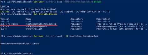 Exo Powershell V2 0 6 And Disabling Remote Powershell Not Working