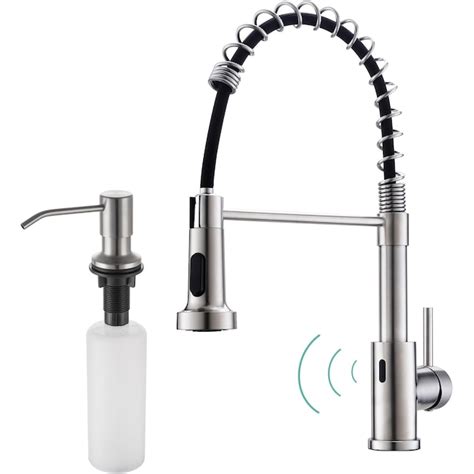 Wewe Touchless Kitchen Faucet With Pull Down Sprayer Motion Sensor