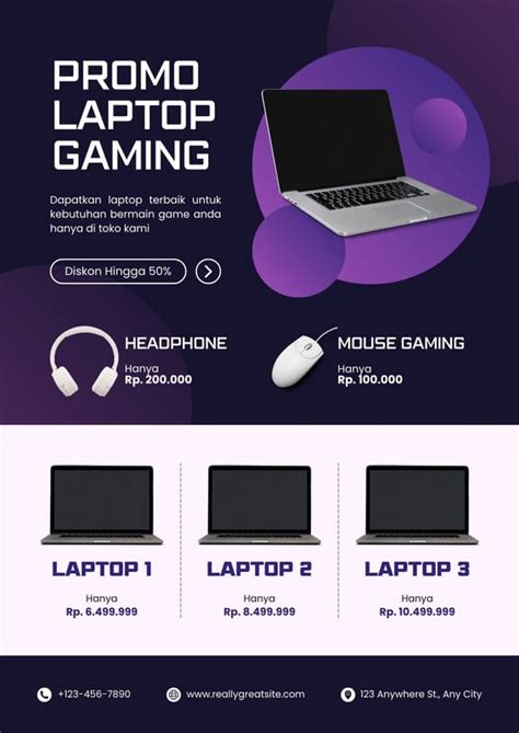 Halaman Gratis Desain Contoh Iklan Canva