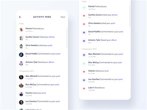 15 Activity Log Designs Ideas Ui Design Web Design Activities