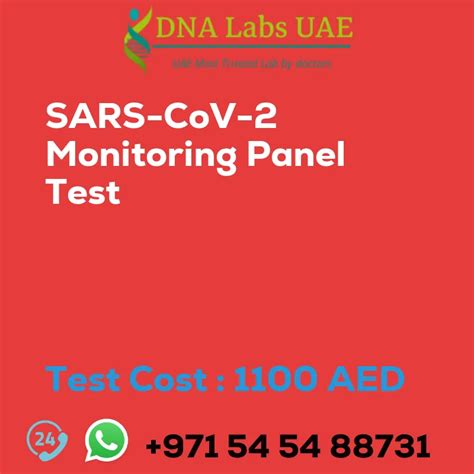 Sars Cov 2 Monitoring Panel Test Cost Dna Labs Uae
