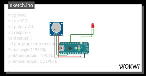 Tut17 While Function With Potentiometer Wokwi ESP32 STM32 Arduino Simulator