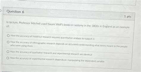 solved question 61 ﻿ptsin lecture professor mitchell used