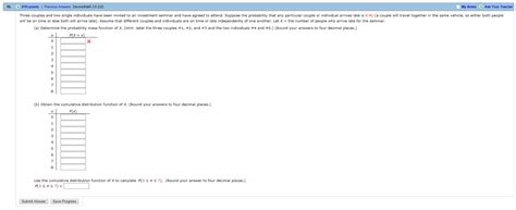 Solved Three Couples And Two Single Individuals Have Been Chegg Com