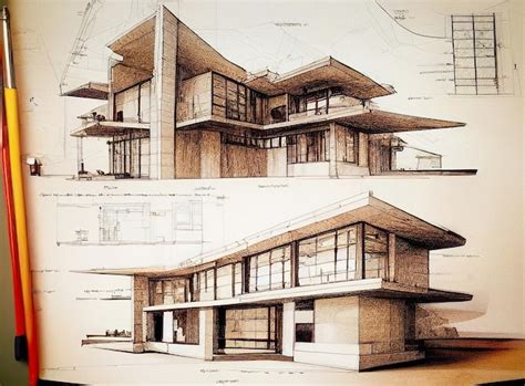 Premium Photo Drawings And Sketches Made With Generative Ai Architecture Dreams And Ambitions