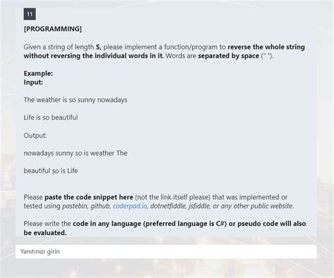 Solved PROGRAMMING Given A String Of Length S Please Chegg