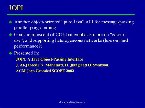 Ppt Java For High Performance Computing Powerpoint Presentation Free Download Id1578636