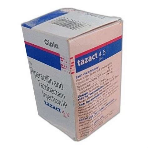 Tazact Tazobactam Injection 4 5 G At ₹ 250 Vial In New Delhi Id 23911338573