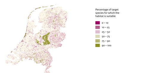 Spatial Connectivity Of The National Ecological Network 1990 2012