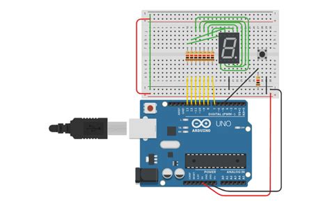 Circuit Design Copy Of Arduino 7 Segment Display Tinkercad
