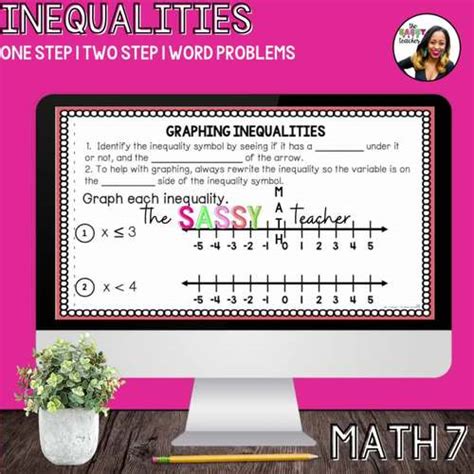 Solving Inequalities Writing And Graphing Guided Notes And Practice