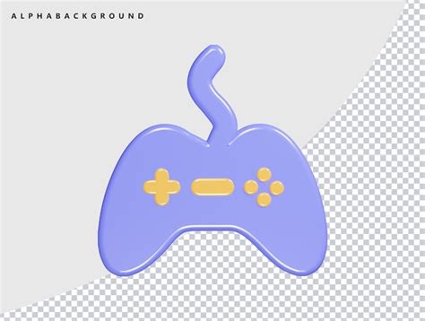게임 아이콘 3d 렌더링 일러스트레이션 프리미엄 Psd 파일