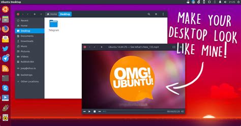 how to make your ubuntu desktop look like my ubuntu desktop omg ubuntu