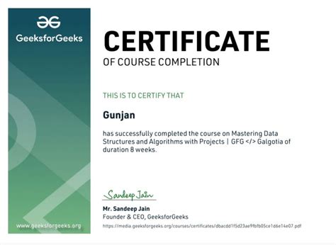 Gunjan On Linkedin Coursecompletion Galgotiasuniversity