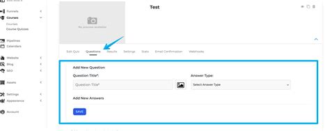 Course Quizzes Dropfunnels Support Home