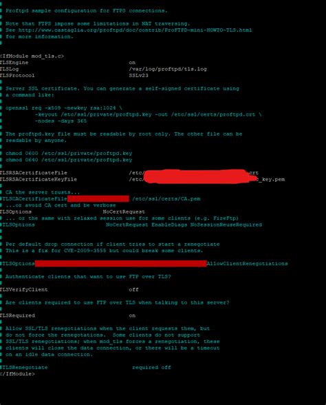 Proftpd Does Not Ask For Passphrase Server Fault