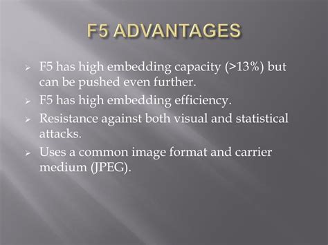 PPT F A Steganographic Algorithm Andreas Westfeld PowerPoint Presentation ID