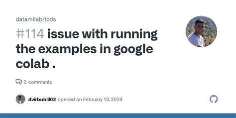 Issue With Running The Examples In Google Colab Issue Datamllab Tods GitHub