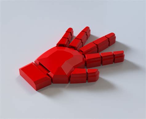 Stl File Articulated Robot Hand 🤖・3d Printable Design To Download・cults