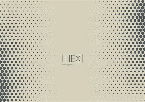 Premium Vector 2d Abstract Geometric Wave Hex Halftone Pattern