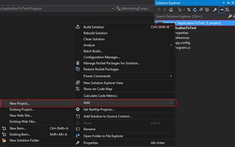 unit testing tutorial creating a unit test project