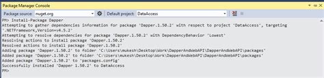 Dapper And Repository Pattern In Web Api
