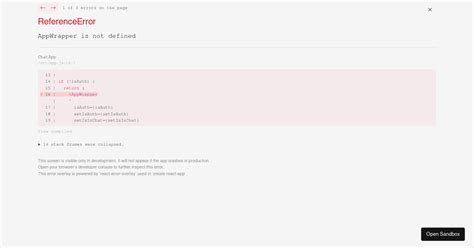 Firebase Chat Codesandbox