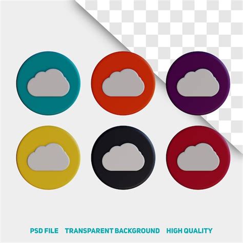Premium Psd 3d Render Weather Minimalist App Icon Premium Psd