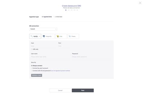Improve Dataconnection Uiux · Issue 143 · Metatron Appmetatron Discovery · Github