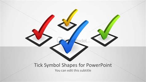 Tick Symbol Shapes For Powerpoint Slidemodel My Xxx Hot Girl