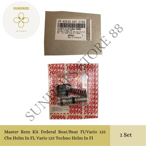 Front Brake Master Sil Seal Cylinder Kit Cylinder Set Fp 45530 Kvy