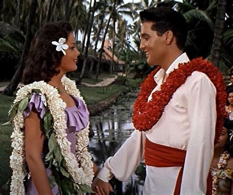 Joan Blackman Elvis Presley In Blue Hawaii 1961 Blue Hawaii Elvis