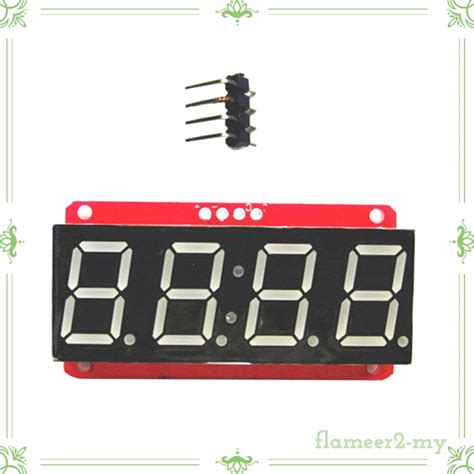 Flameerdbmy Quality 4 Segment 056 Led Display Module Ht16k33 I2c